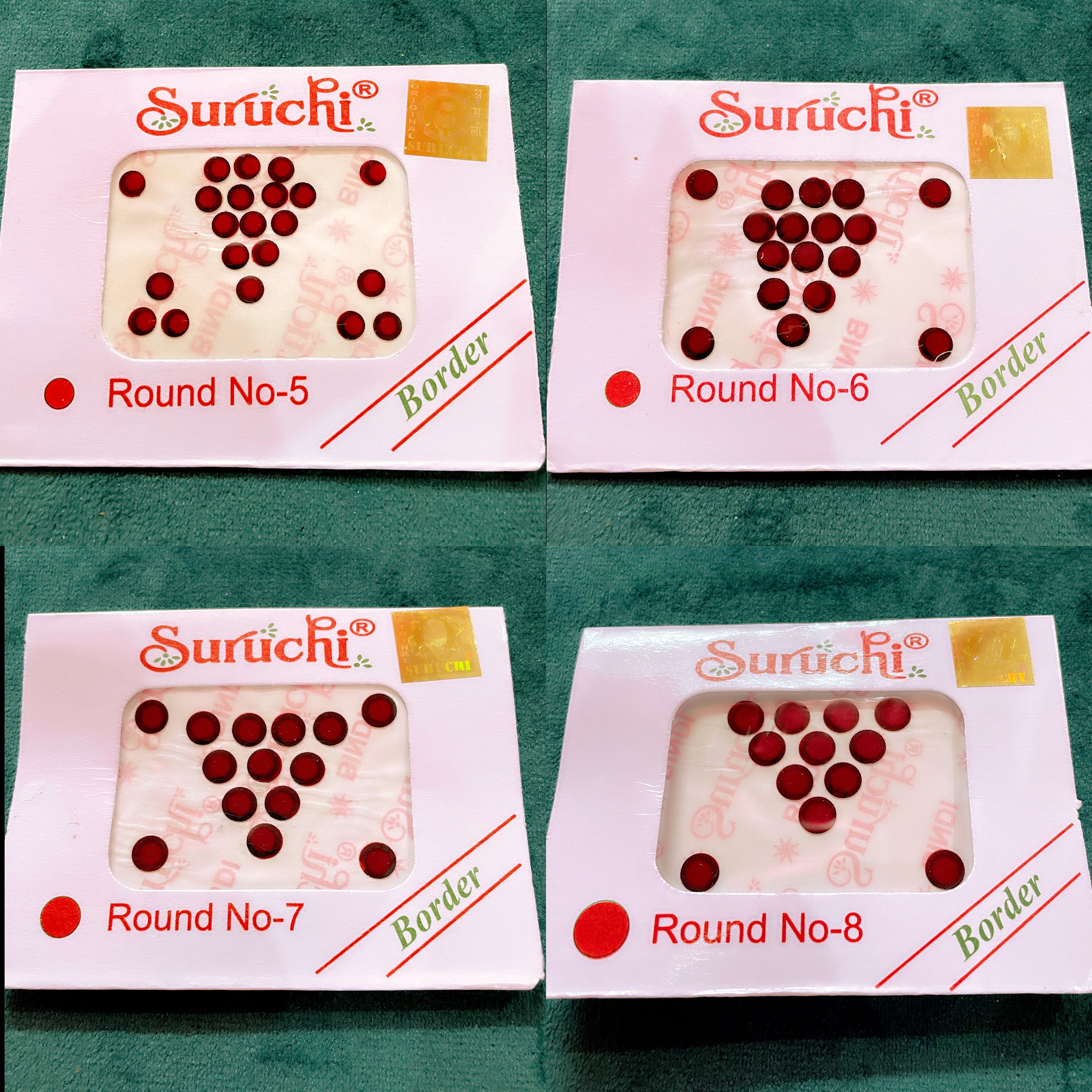 Plain Border Bindi Pack- All Sizes – Bangles For Angels UK