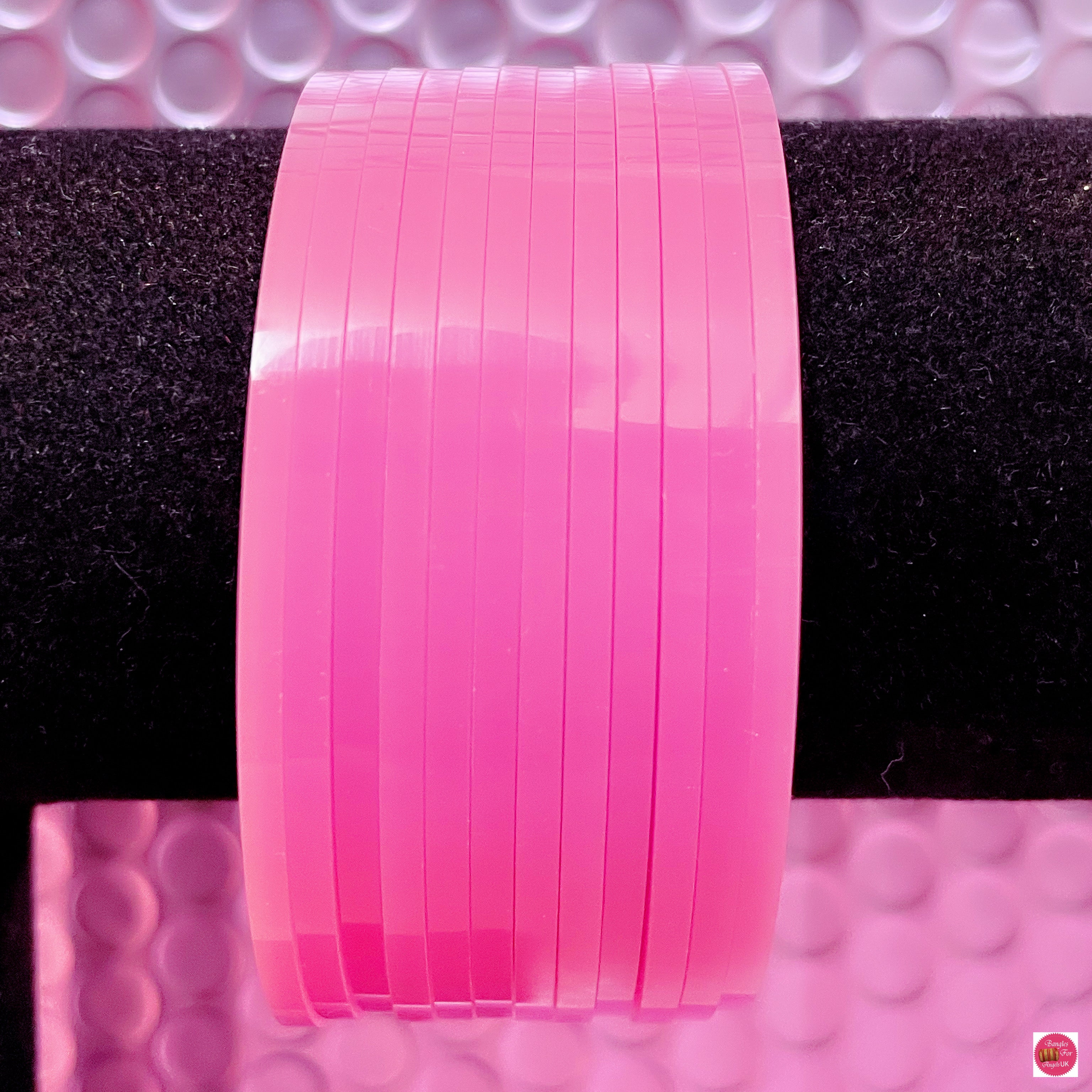 Light Pink Plastic Chura Bangles – Bangles For Angels UK