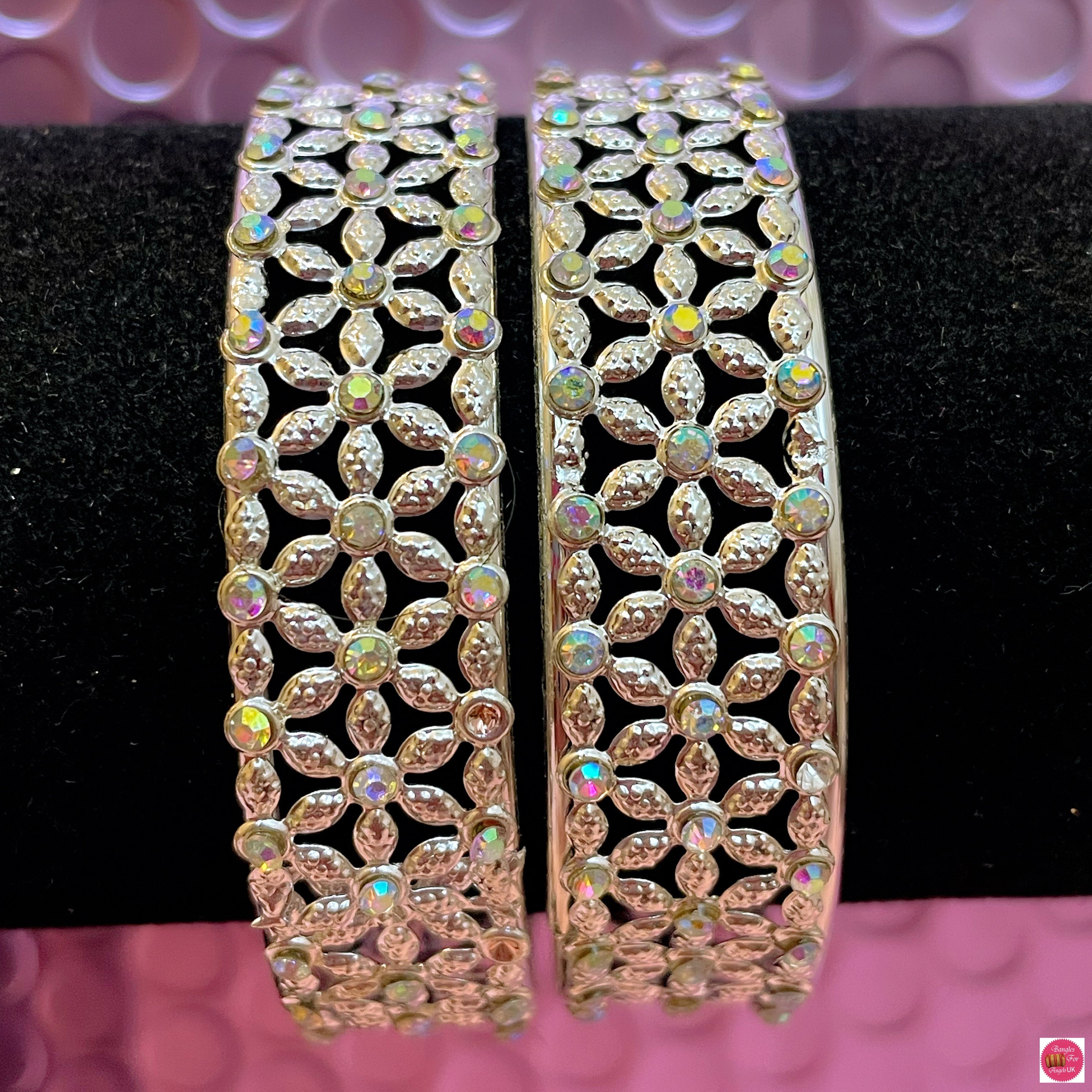 Silver Metal Karas Box- 12 Pairs – Bangles For Angels UK