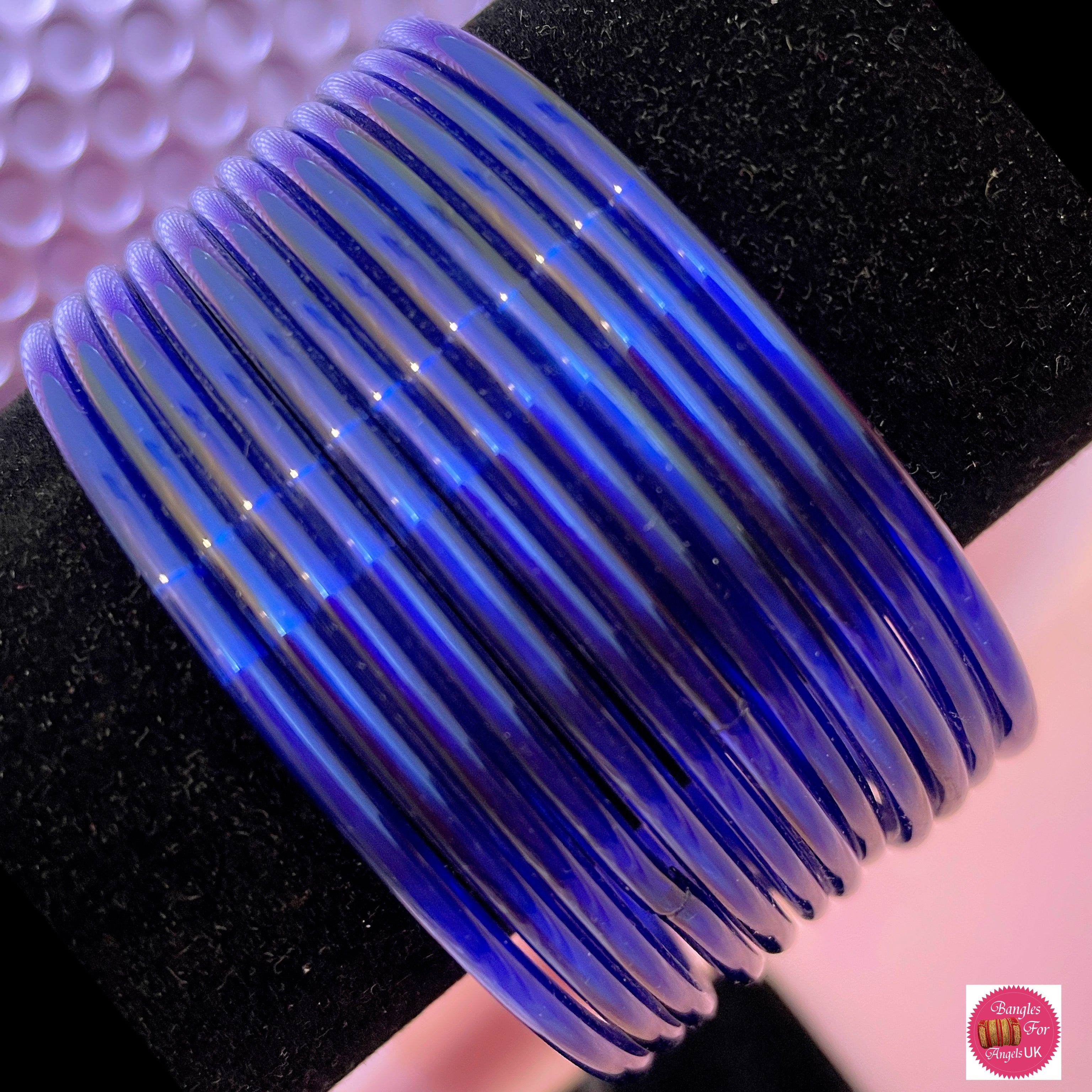 Blue Glass Bangles – Bangles For Angels UK