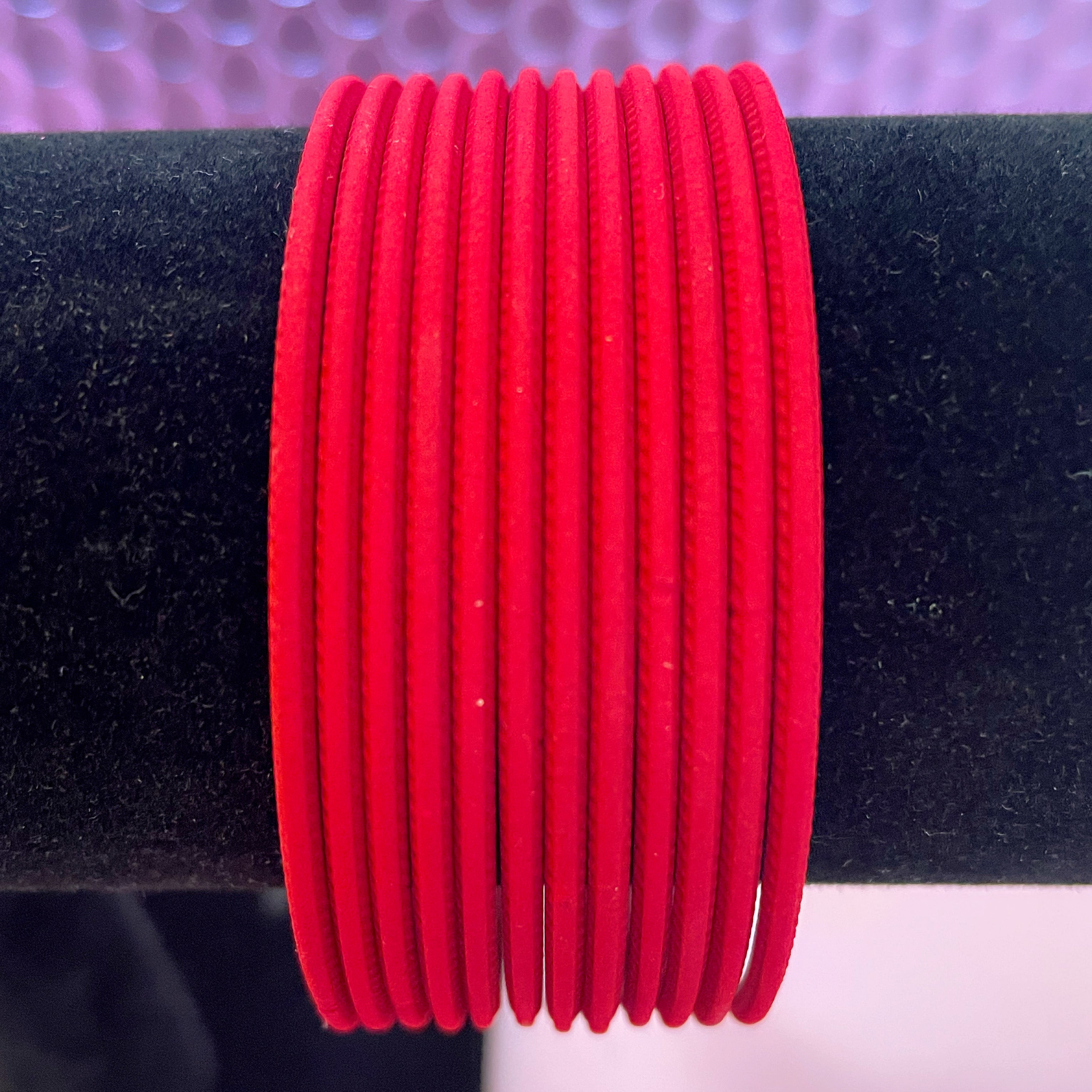 Red Matte Bangles – Bangles For Angels UK